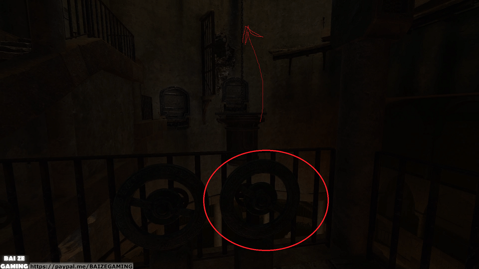 Solving the three wheel puzzle in the cistern - Amnesia: Rebirth